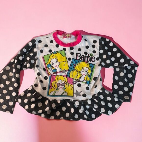 Barbie | Shirts & Tops | 8s Kids56 Barbie Ruffle Top | Poshmark